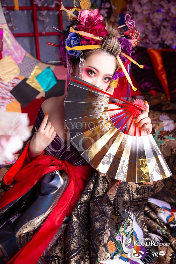 夏本番の京都で花魁体験★ | 京都花魁体験スタジオ 心-花雫-